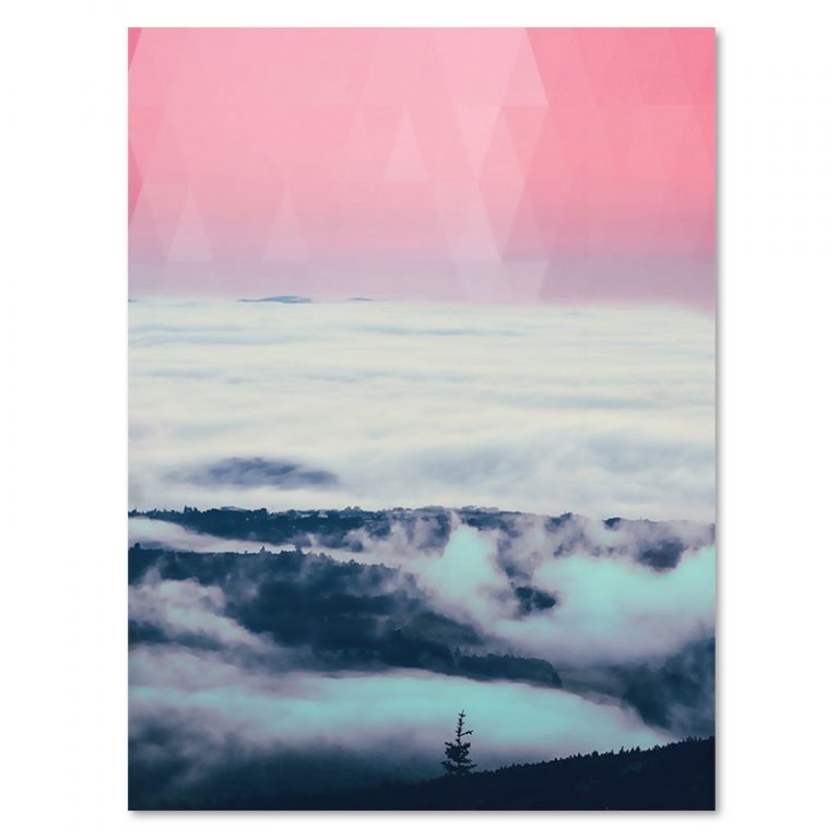 Slike na platnu | Priroda | Planine | Magla | Krajolik | ETIC